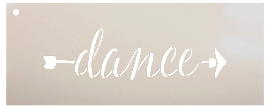 Arrow Dance Stencil by Studior12 Reusable Mylar Template | Etsy