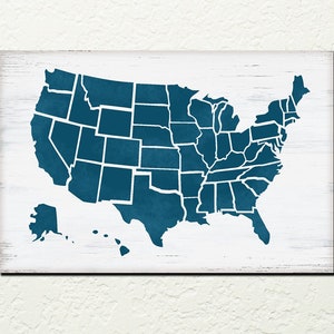 United States Map Stencil by Studior12 Craft DIY Home Decor Paint ...