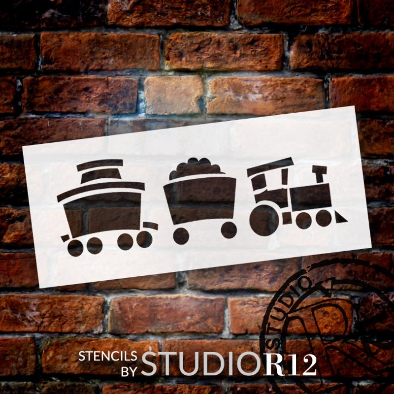 Train Stencil - Etsy