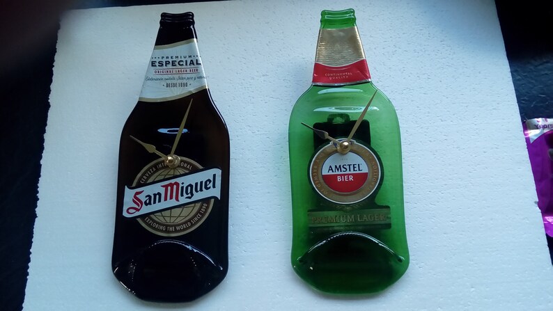 Flattened Beer Bottle Clocks, All Sizes - Etsy
