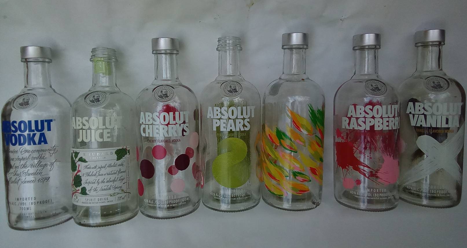 Absolut Vodka Bottles Empty in Different Varieties | Etsy