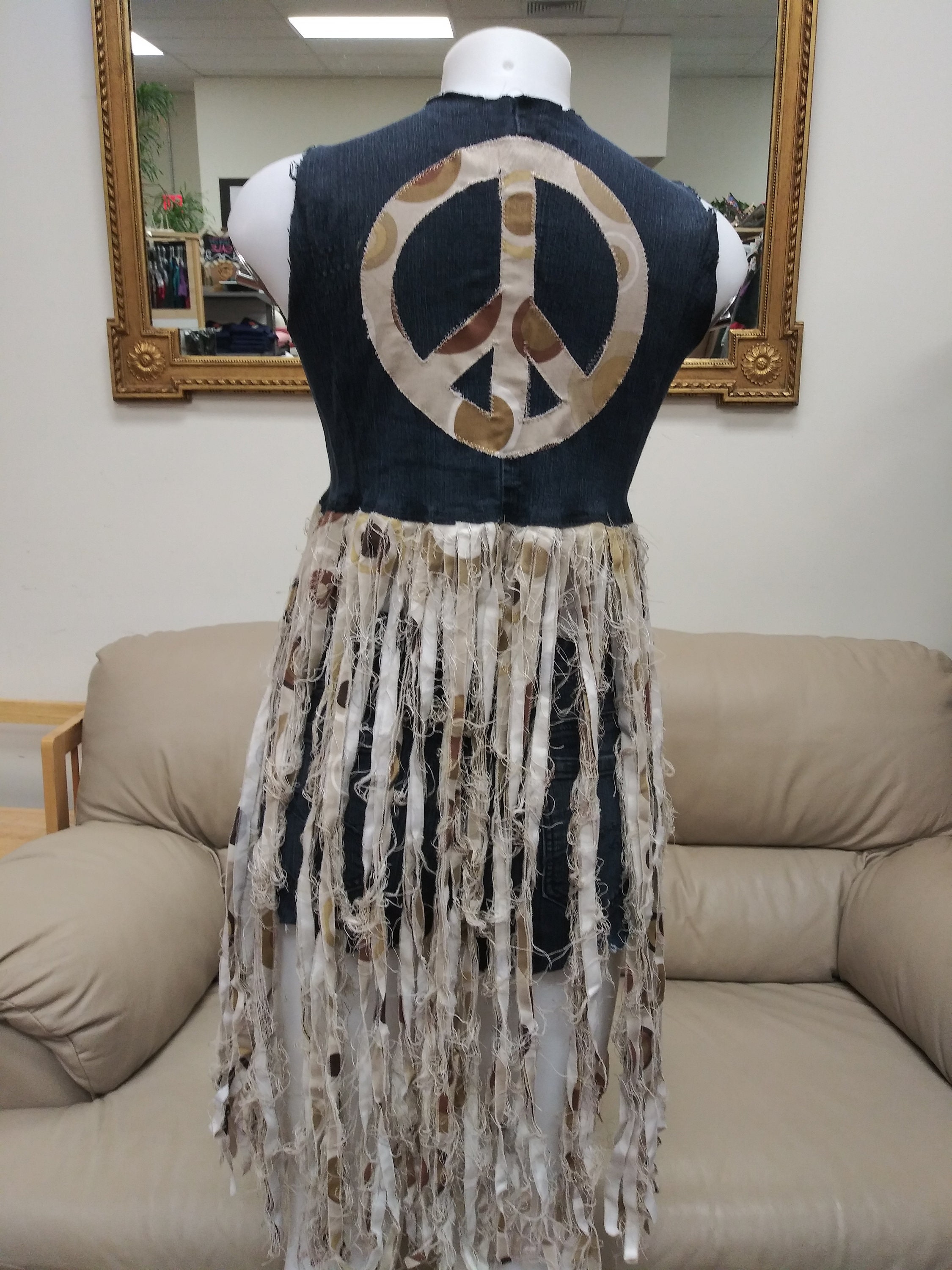 Peace Fringed Jean Outfit - Etsy