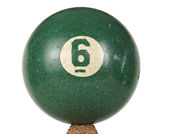Number 6 Pool Ball - Etsy