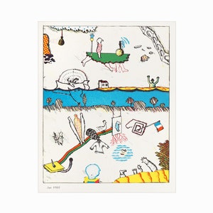 1967 Jan Voss Lithograph Situationist Times No. 6 Mid Century Print - Etsy