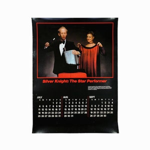 1970s Automotive Advertisement Poster Calendar Magic Show Print - Etsy