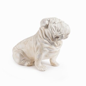Vintage Plaster Boxer Dog Sculpture Life Size - Etsy