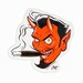 ART STICKER Devil Girl by Artist Coop Decal #CP4R Right Facing - Etsy