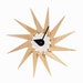 George Nelson Starburst Wall Clock Verichron Mid Century Modern - Etsy