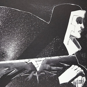 1978 Howard Chaykin Print Cody Starbuck Limited Edition 505/1000 Black ...