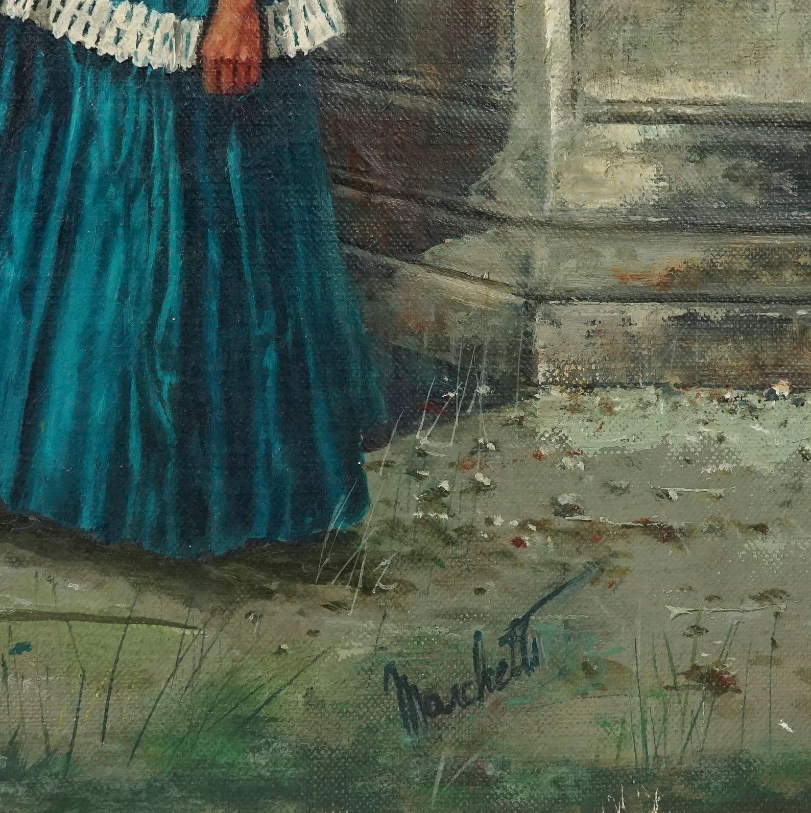 Louis Marchetti "farewell the Tranquil Mind" Oil Painting Romance Book ...