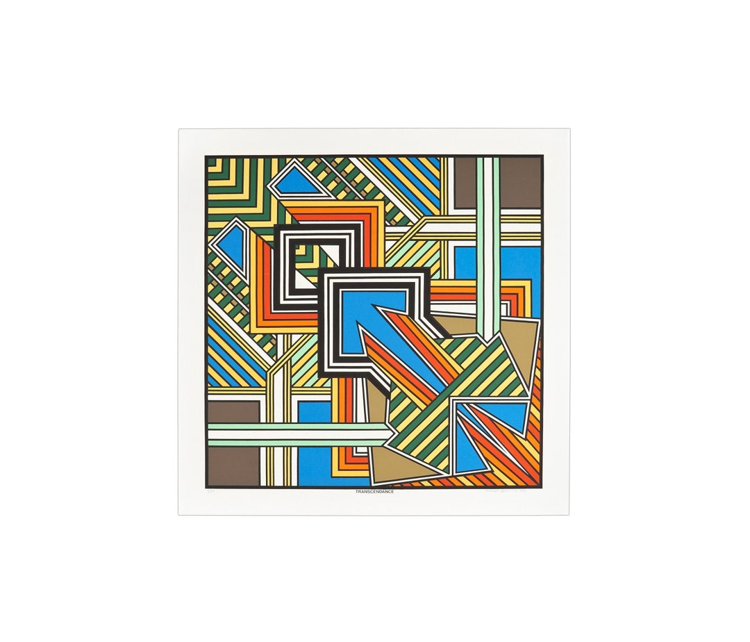 1974 Richard Spinner Serigraph on Paper Op Art Geometric Print ...