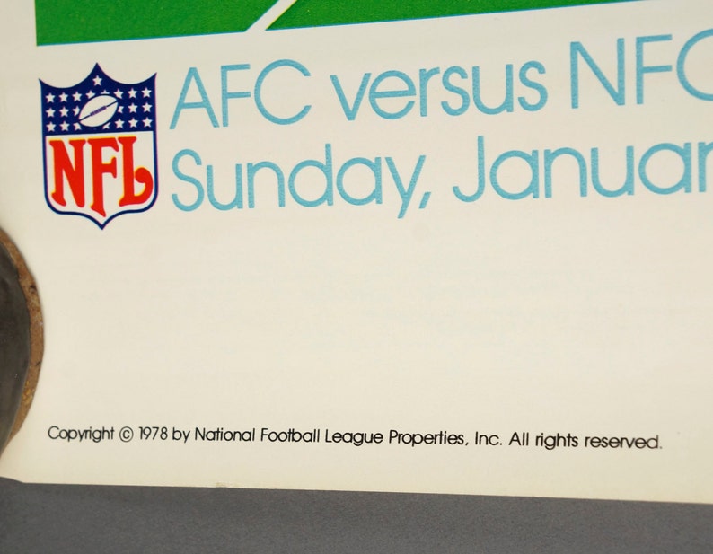 1978 Super Bowl XII Poster Vintage New Orleans 22 x | Etsy