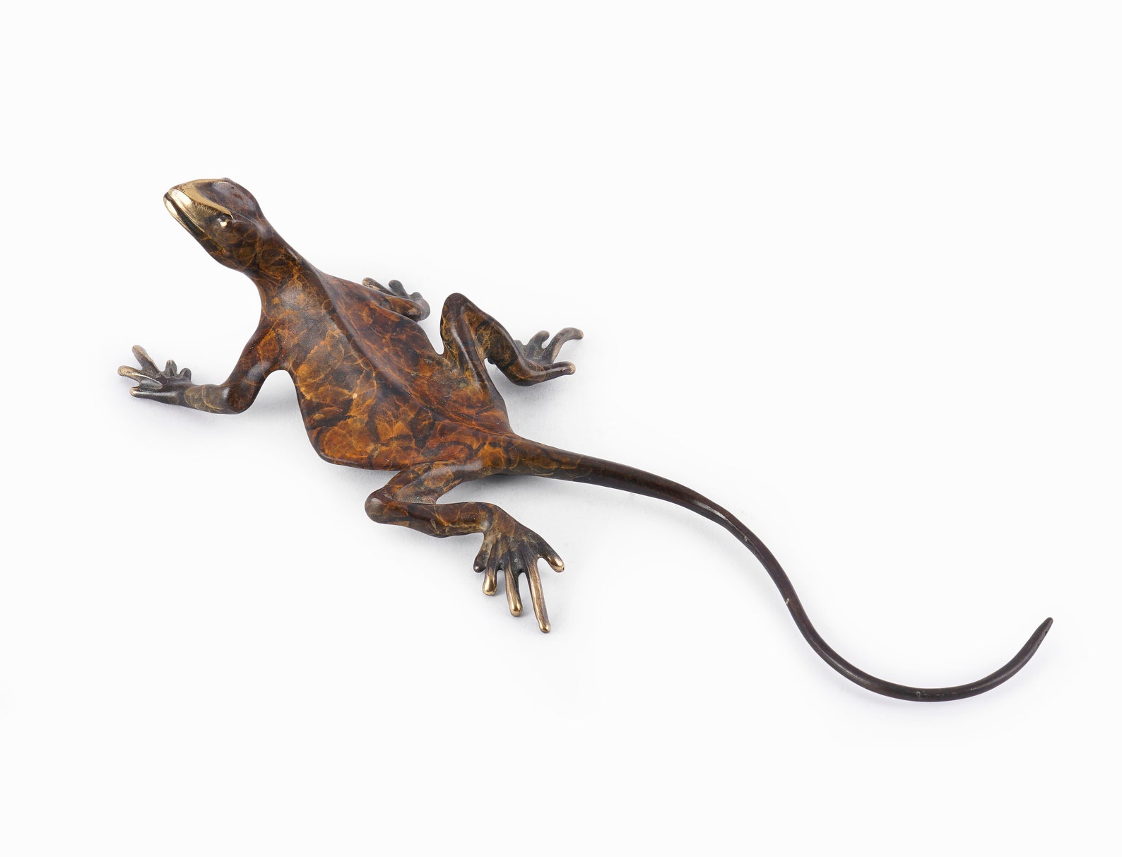 Michael Storey Bronze Lizard Sculpture Mid Century Modern - Etsy