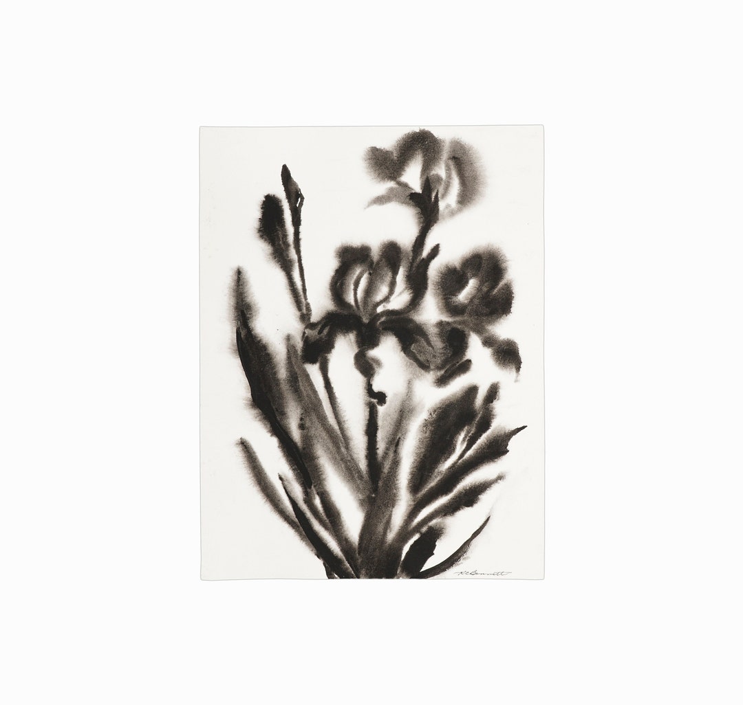 1994 Kenneth C Bennett Watercolor Painting on Paper Flowers - Etsy