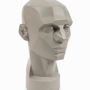 1976 John Asaro Planes of the Head Mannequin Plastic Head Art Sculpture ...