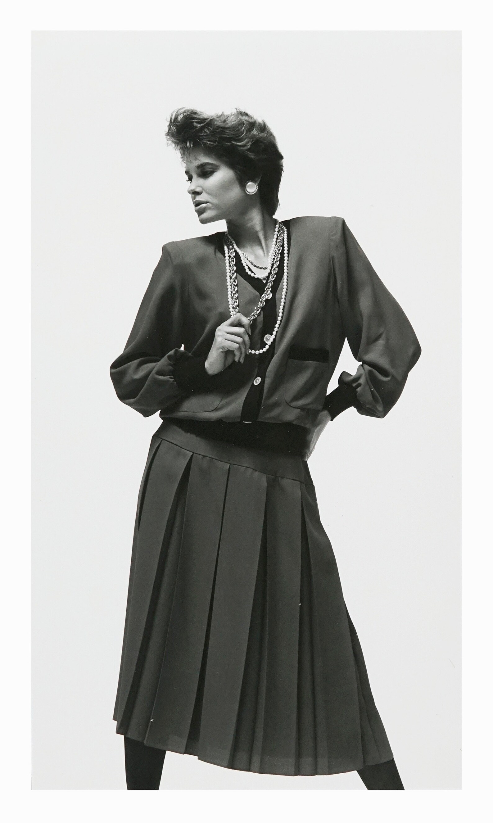 1980s B&W Fashion Photograph Photo Photography Studio - Etsy