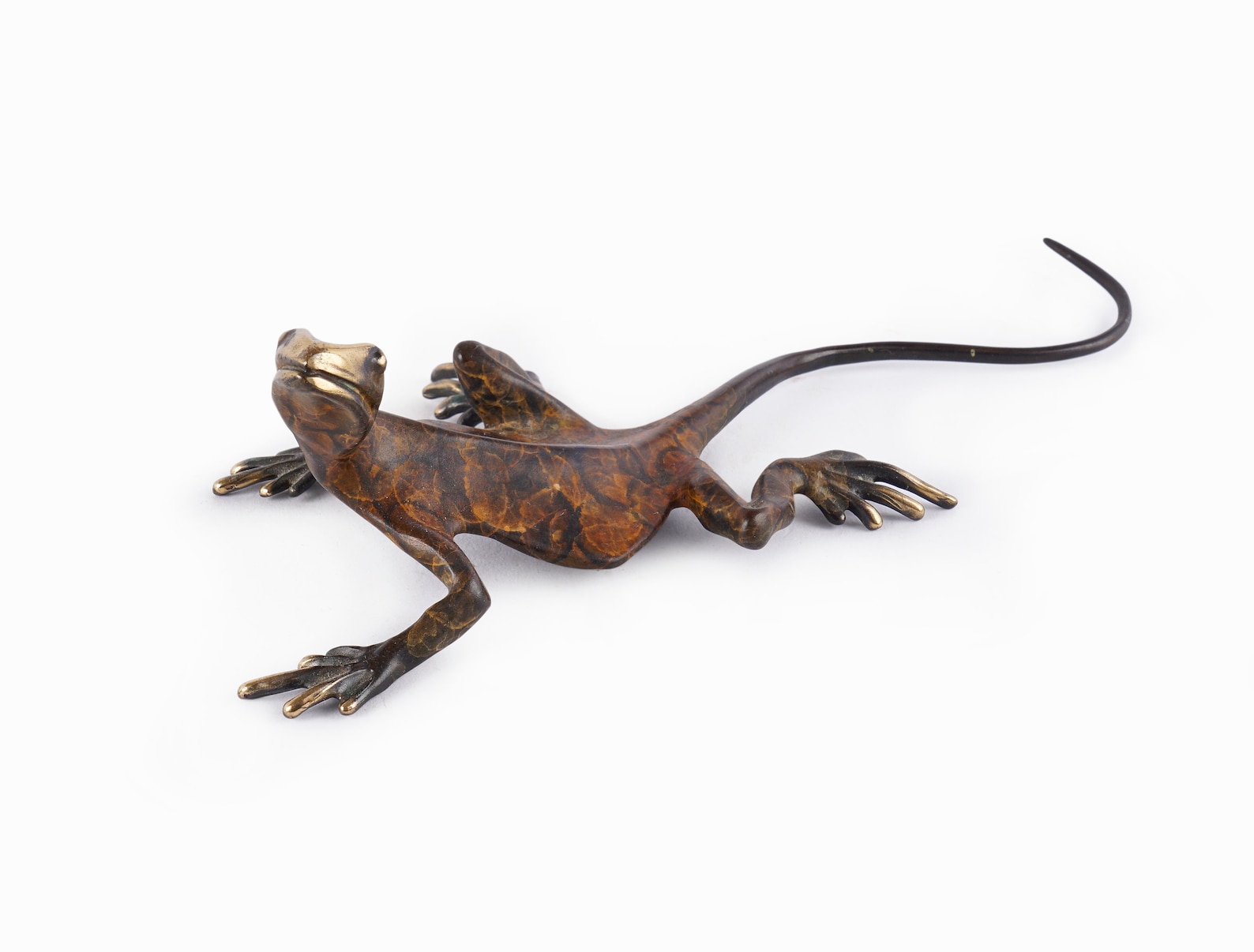 Michael Storey Bronze Lizard Sculpture Mid Century Modern - Etsy