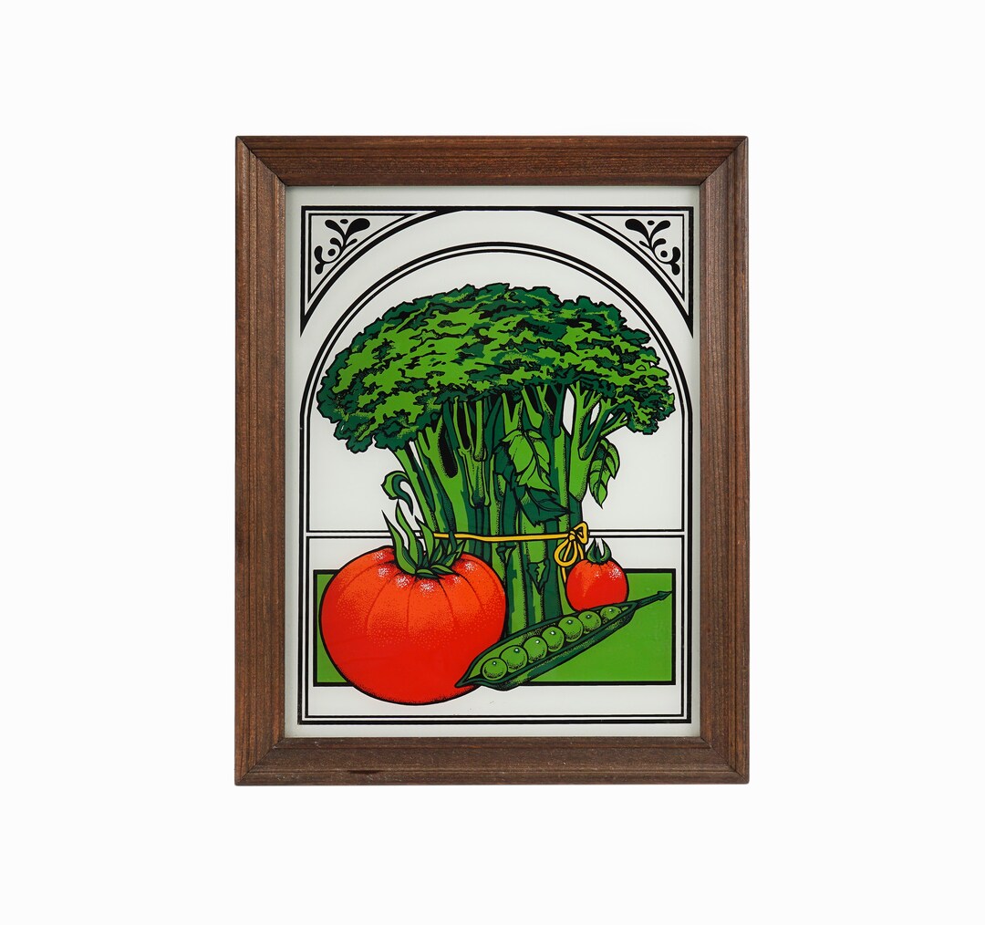 Stereographics by Granco Print on Glass Vegetables - Etsy