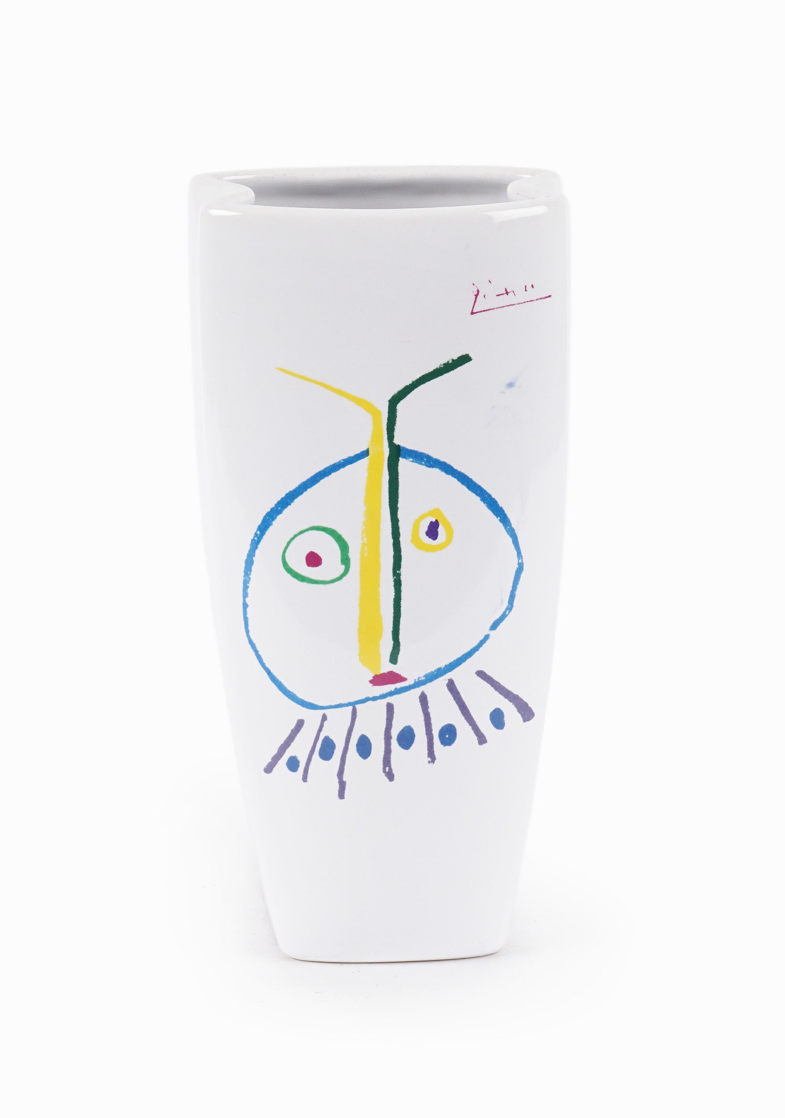 Vintage Pablo Picasso Ceramic Vase the Nanny - Etsy
