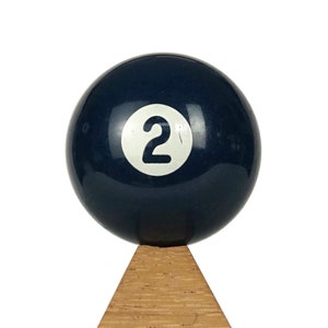 Miniature 2 Billiard Ball Blue Two II Small Ball - Etsy