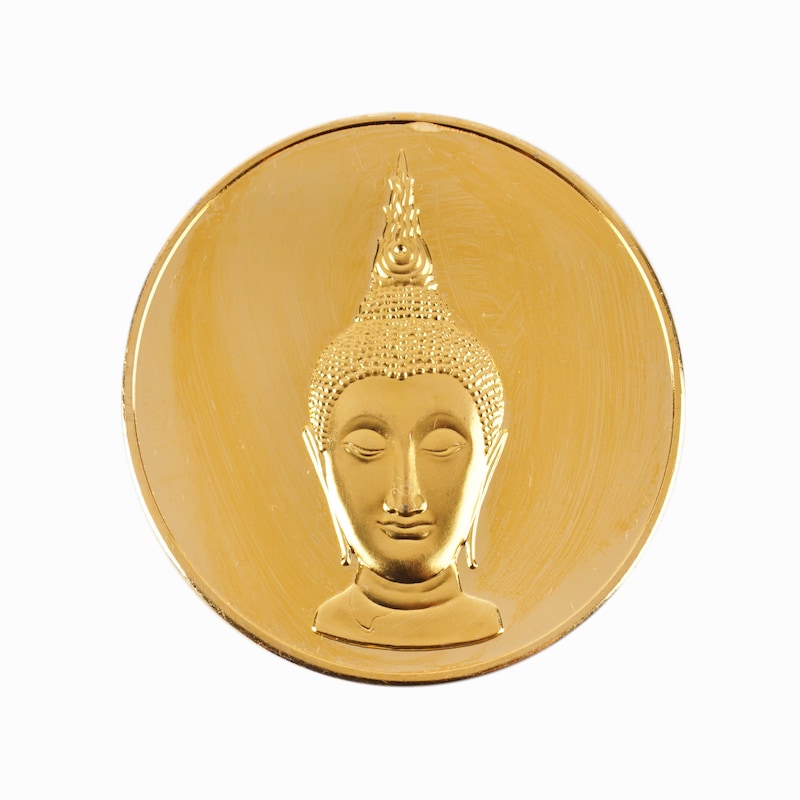 Gold Buddha Coin - Etsy