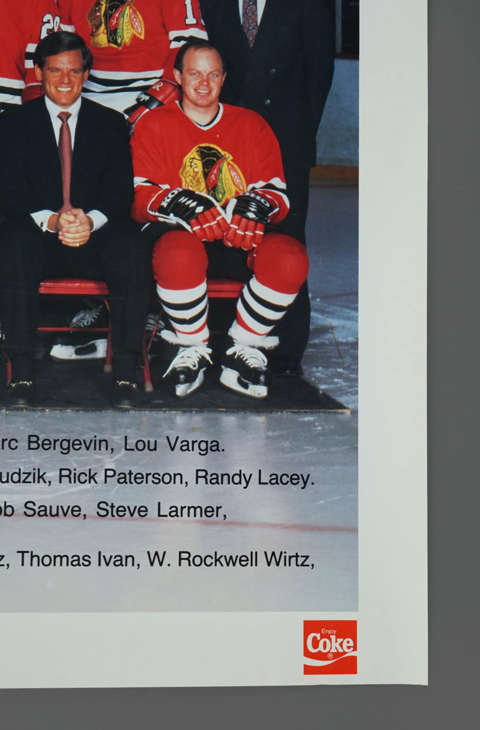 1986-87 Chicago Blackhawks Poster 17 X 22 Vintage NHL Hockey - Etsy