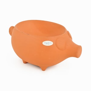 Lisa Larson Pig Figurine Terracotta Planter Ceramic Sweden - Etsy