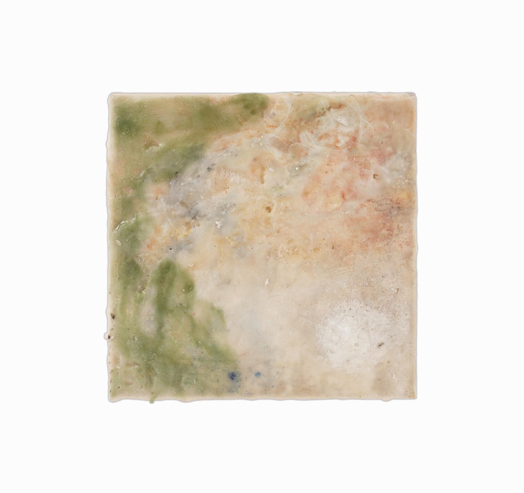 Kathy Blankley Roman Encaustic Painting Mixed Media Ceramic Tile ...