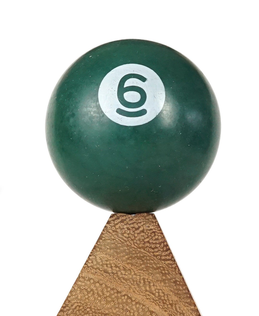 No. 6 Miniature Billiard Ball Green Six VI Small Ball - Etsy
