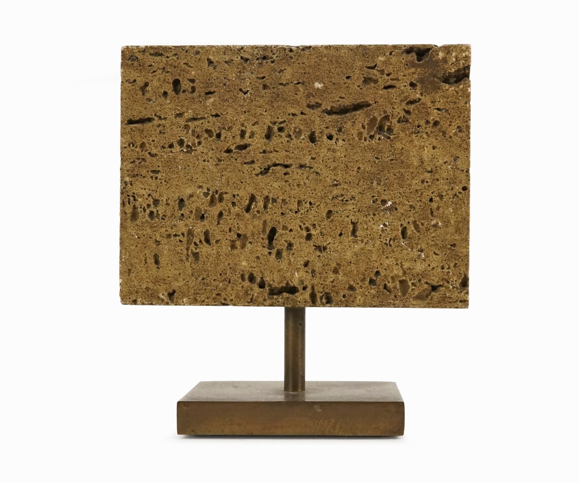 Rodney Winfield Travertine Leo Sculpture Carved Vintage - Etsy