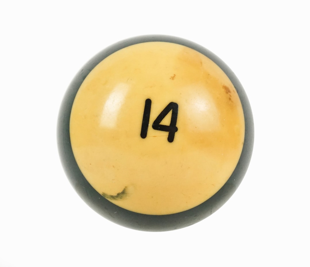 14 Phenolic Resin Billiard Ball Size 2.25" Fourteen XIV Green - Etsy