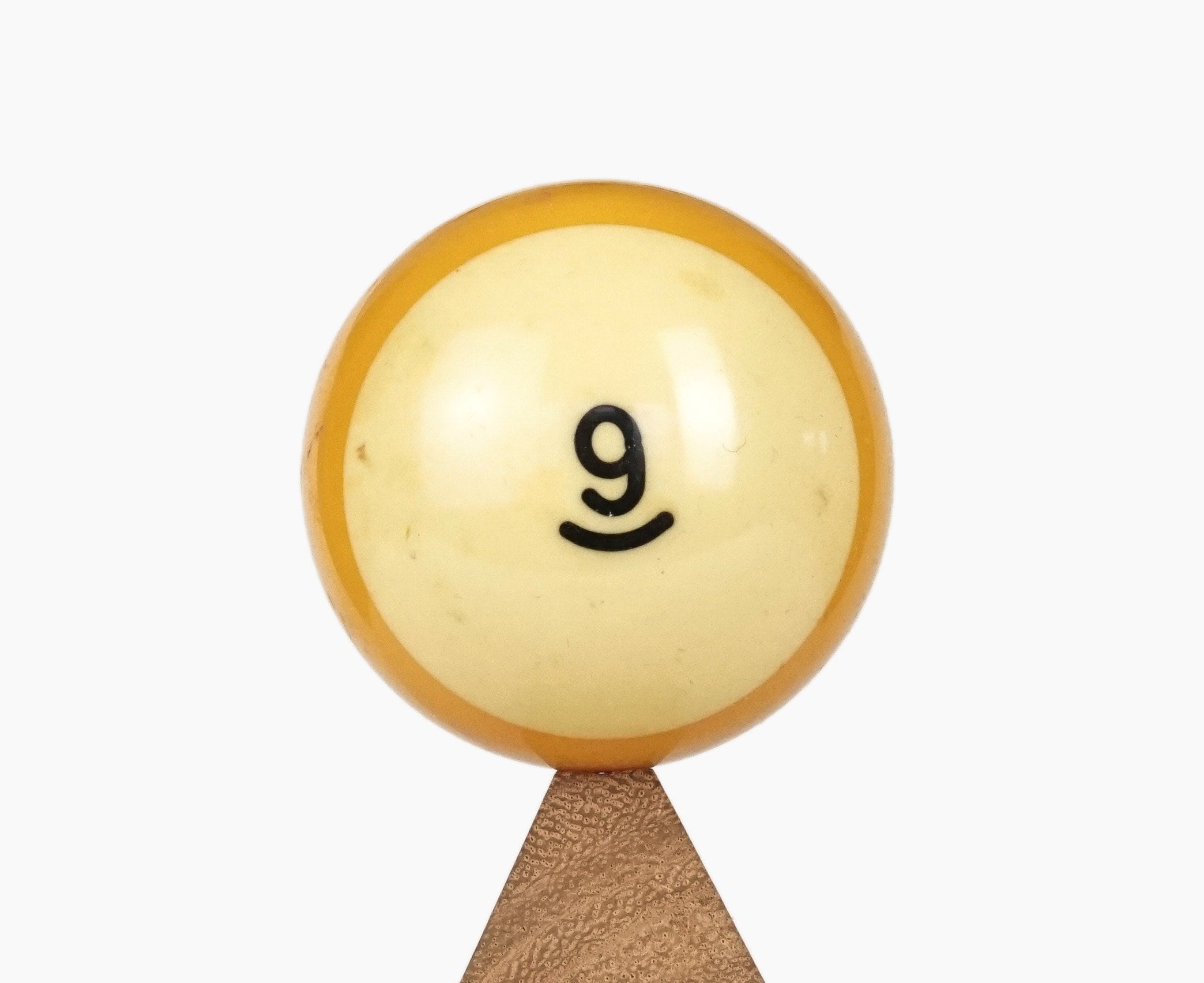 2.25 9 Billiard Ball Yellow Stripe Nine IX | Etsy