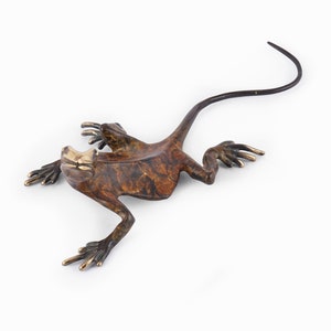 Michael Storey Bronze Lizard Sculpture Mid Century Modern - Etsy