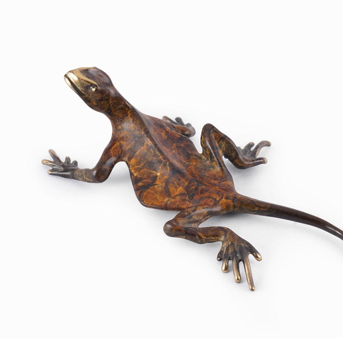 Michael Storey Bronze Lizard Sculpture Mid Century Modern - Etsy