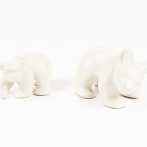 Anna-lisa Thomson White Ceramic Polar Bear Figurine Sweden Upsala Ekeby ...