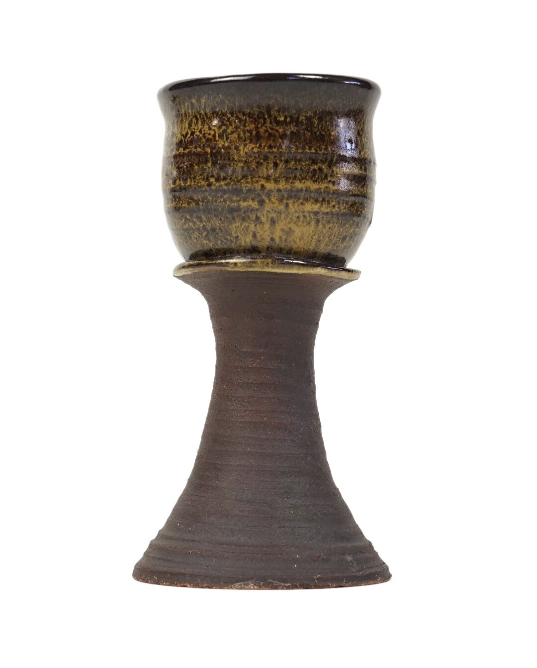 Edna Arnow Chalice Stoneware Midwest Chicago Pottery Modernist Goblet ...