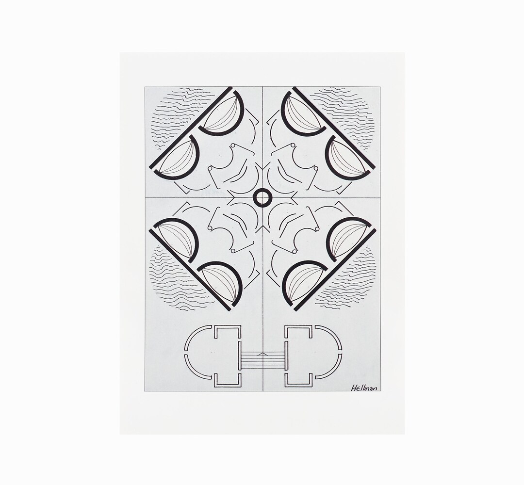 1991 Louis Hellman Postcard Louis Kahn Architect Archi-têtes Vintage ...