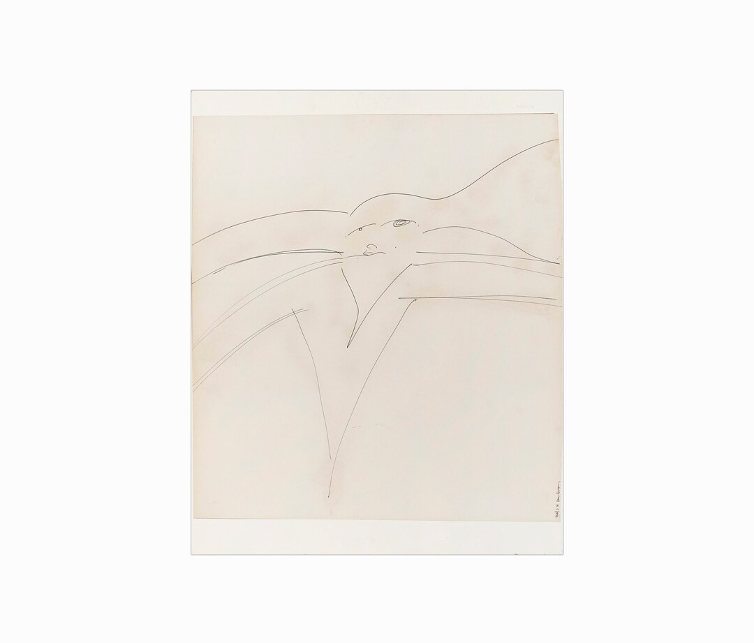 1972 Steven Boyum Painting on Paper Mixed Media "speed 3" - Etsy