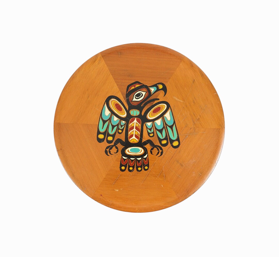 First Nations Wooden Decorative Plate Canada - Etsy