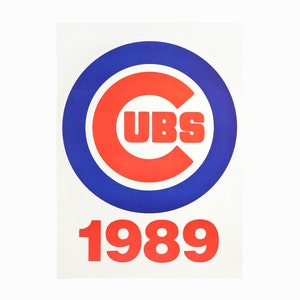 1989 Chicago Cubs Serigraph Screen Print Poster - Etsy