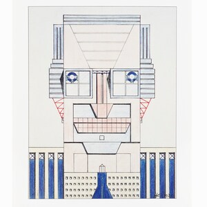 1991 Louis Hellman Postcard Michael Graves Architect Archi-têtes ...