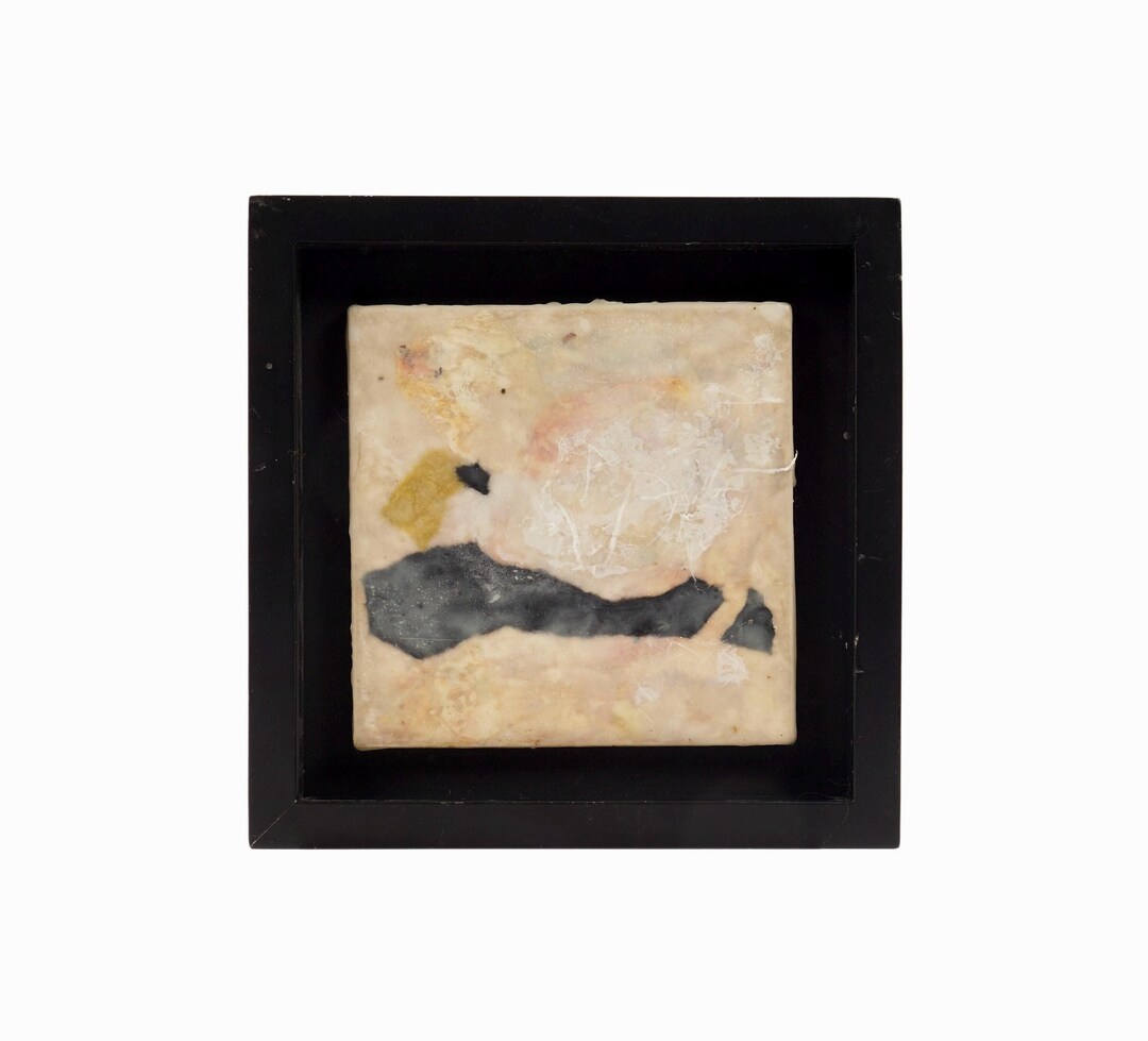 Kathy Blankley Roman Encaustic Painting Mixed Media Ceramic Tile ...