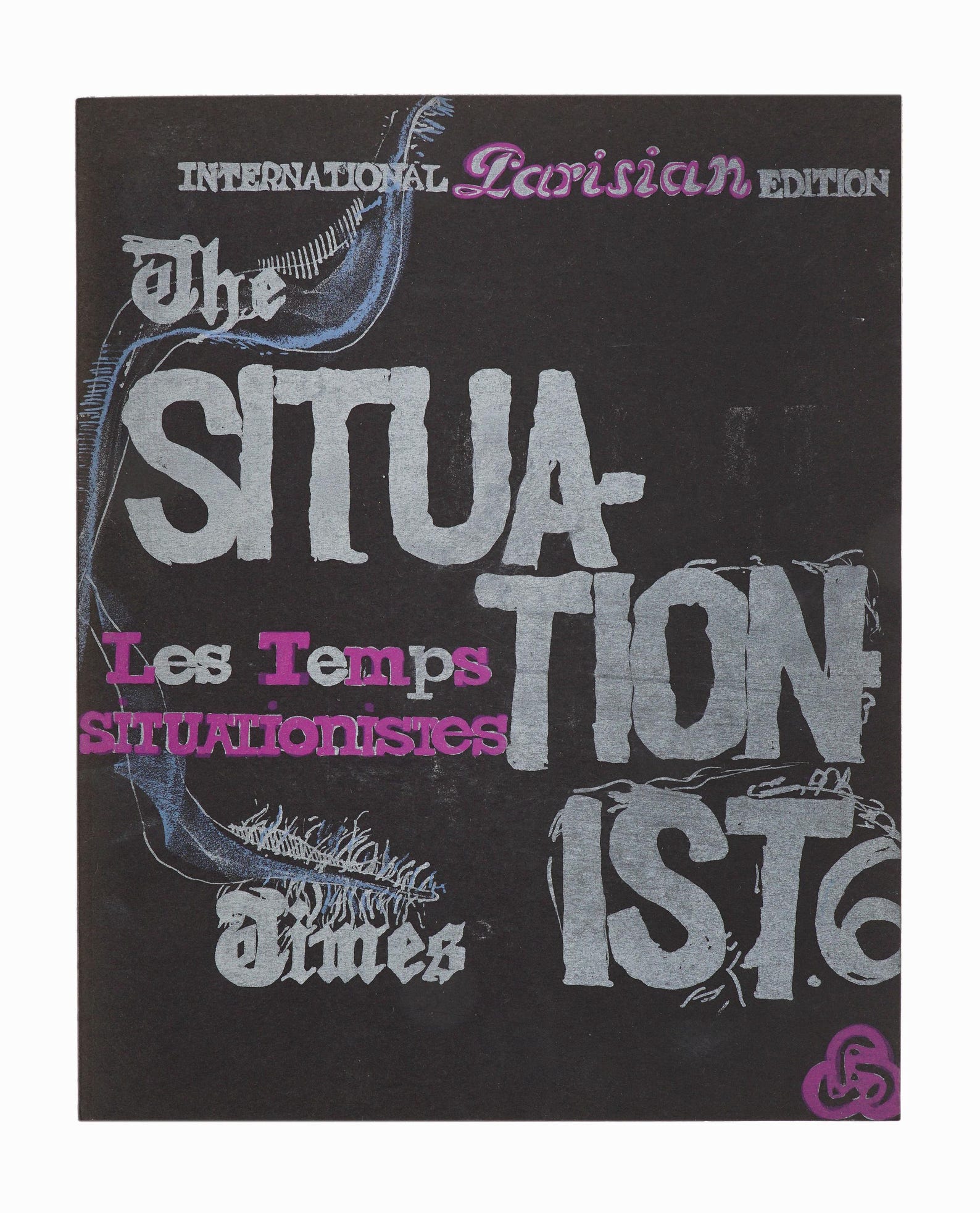 1967 René Bertholo Lithograph Situationist Times No. 6 Mid Century ...