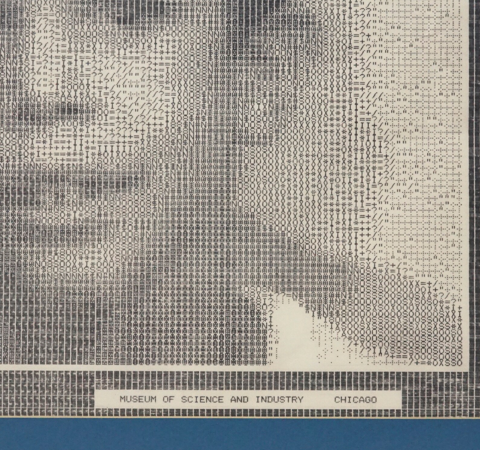 1970s Portraits by Computer NASA Dot Matrix Printer Printout - Etsy