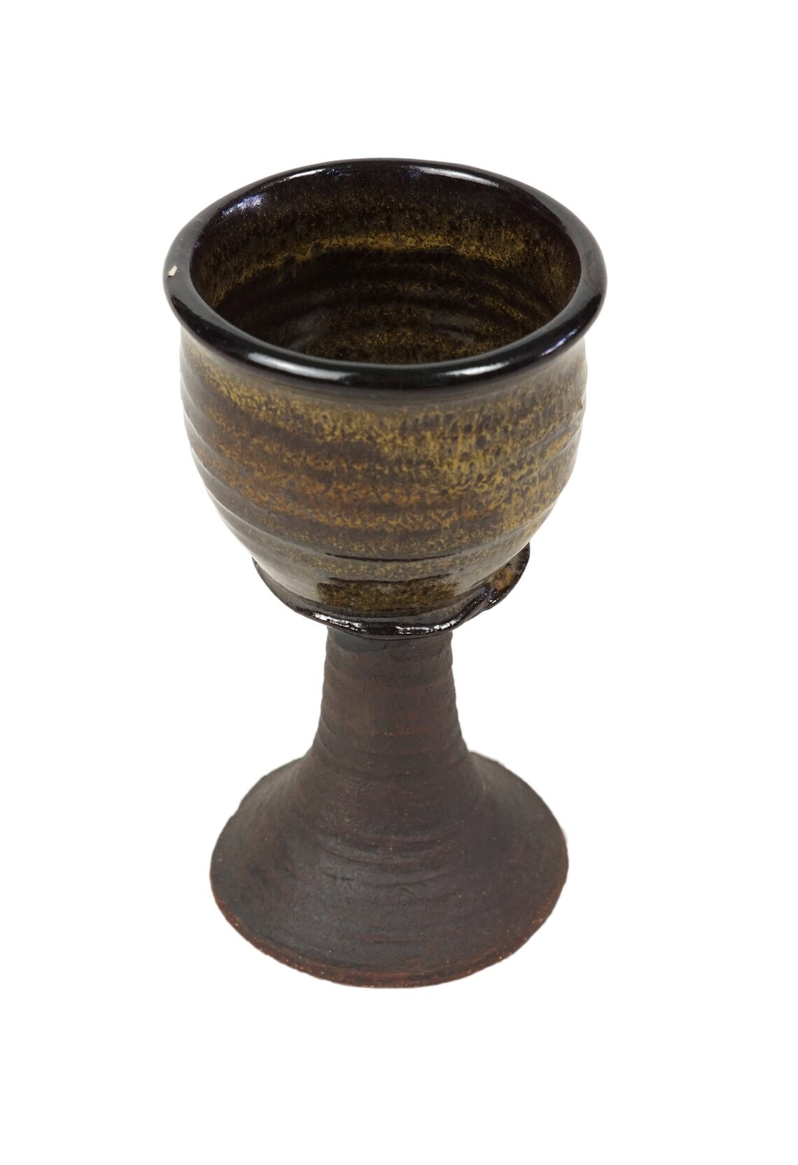 Edna Arnow Goblet Stoneware Midwest Chicago Pottery Modernist - Etsy