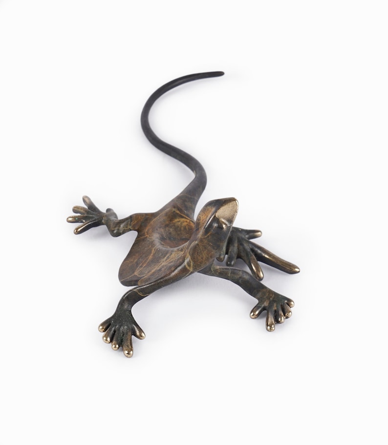 Michael Storey Bronze Lizard Sculpture Mid Century Modern - Etsy