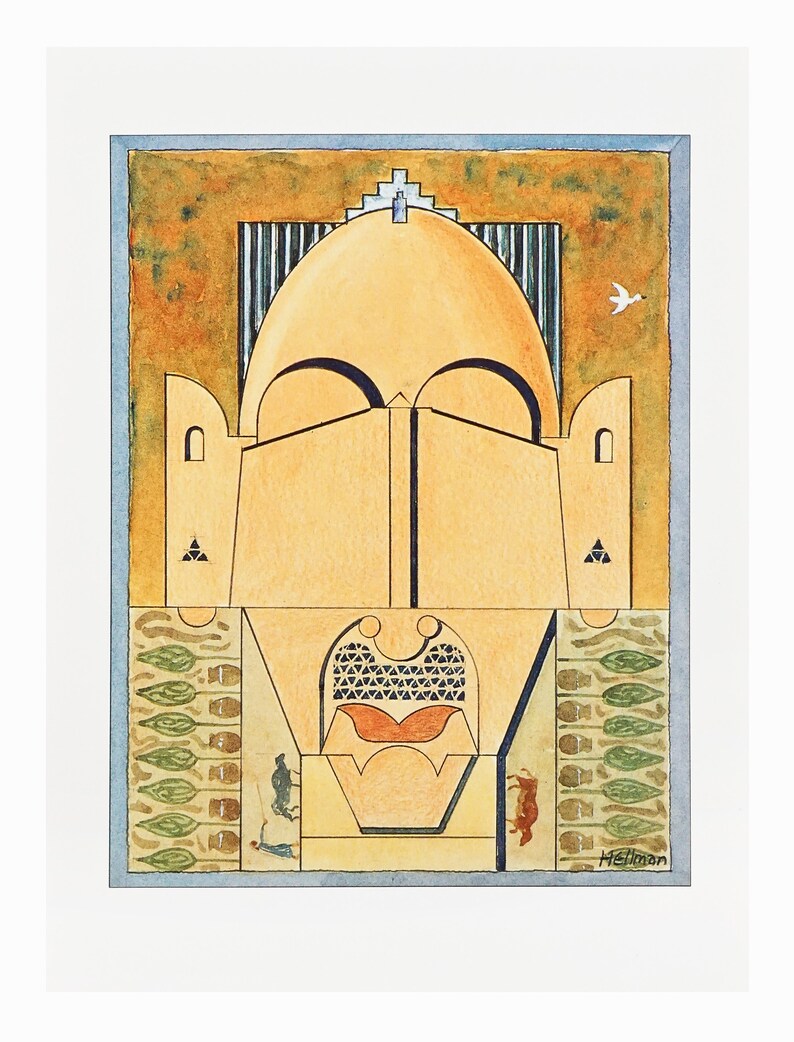 1991 Louis Hellman Postcard Hassan Fathy Archi-têtes Vintage - Etsy
