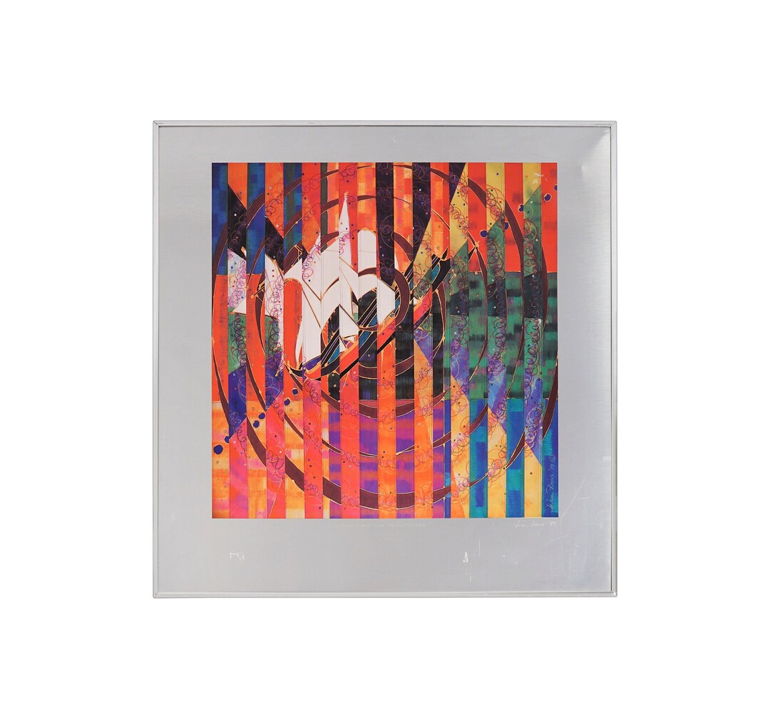 1987 Lisa Rivas Metal Wall Hanging Sculpture - Etsy