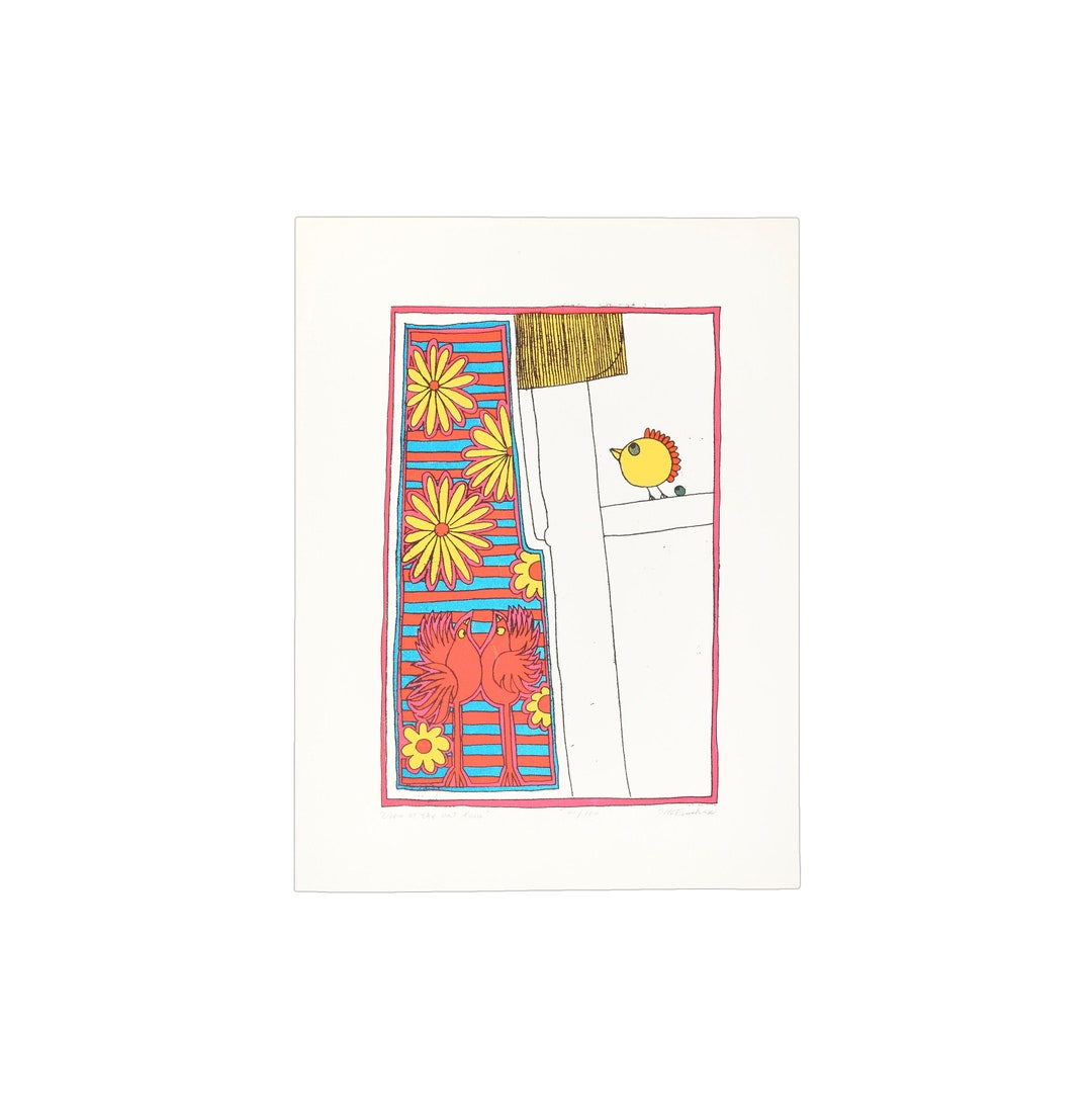 Charles Shoemaker Serigraph Print on Paper "view at the Art Fair" - Etsy