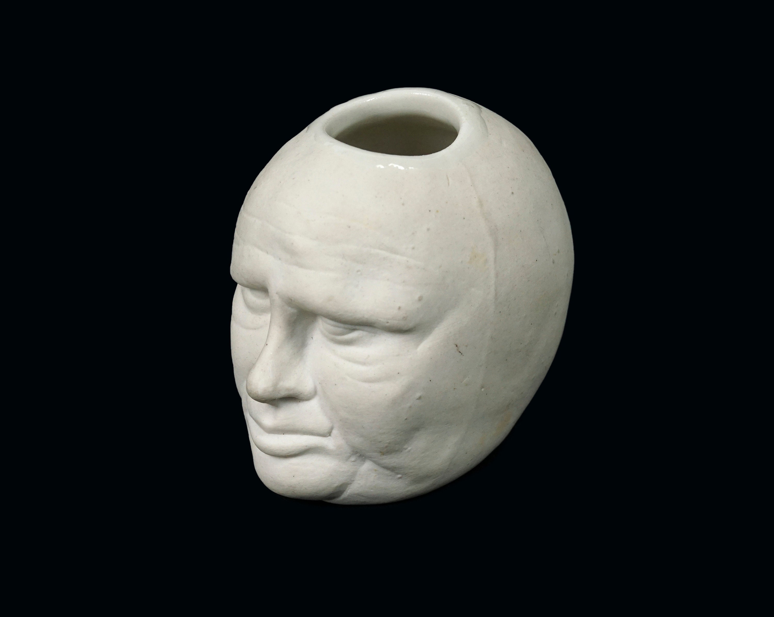 1981 Porcelain Head Sculpture Batson Mid Century Modern Vintage - Etsy